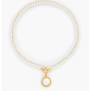 Talbots | Jewelry | Classic Pearl Necklace With Pendant | Poshmark